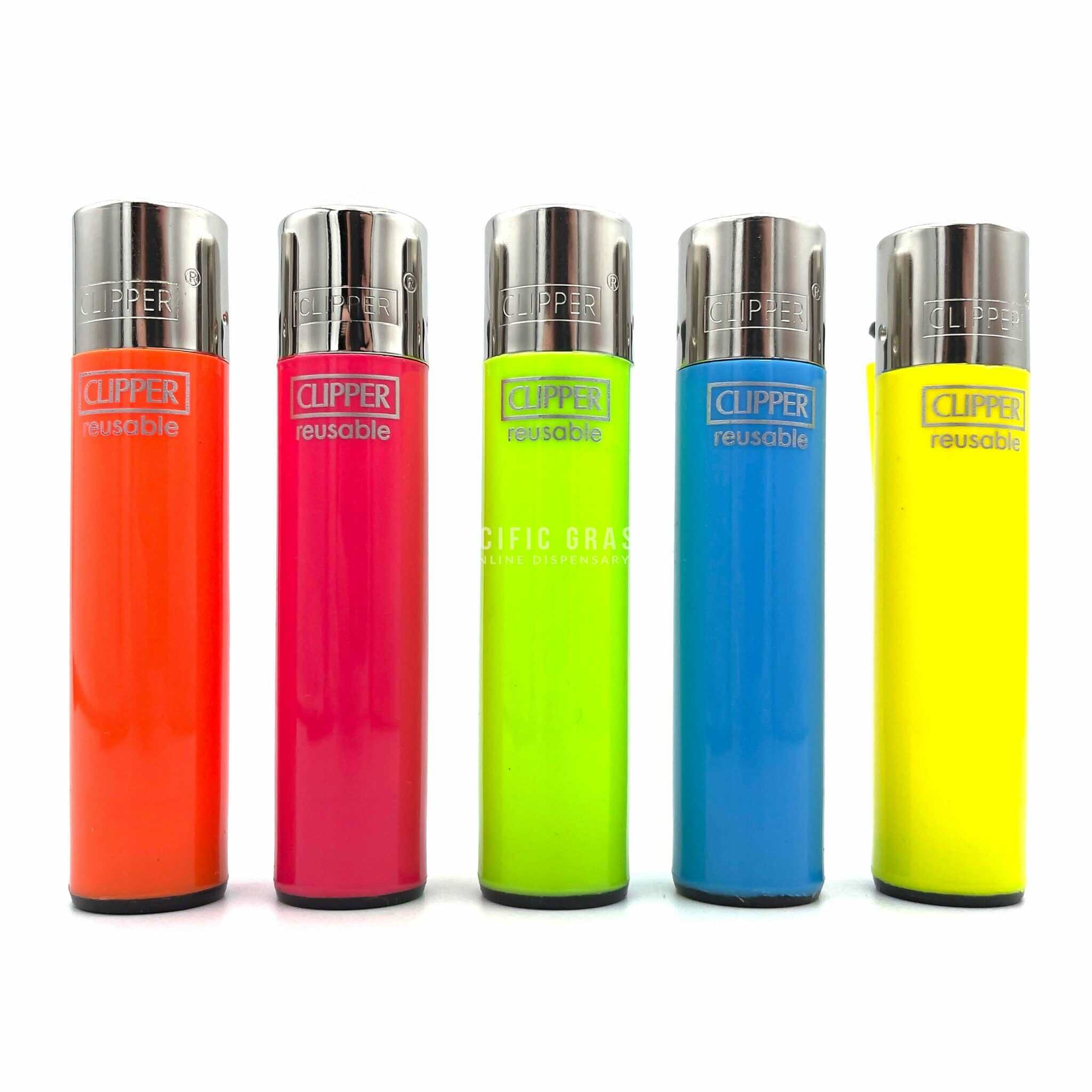 Fluorescent Clipper Lighters | Pacific Grass