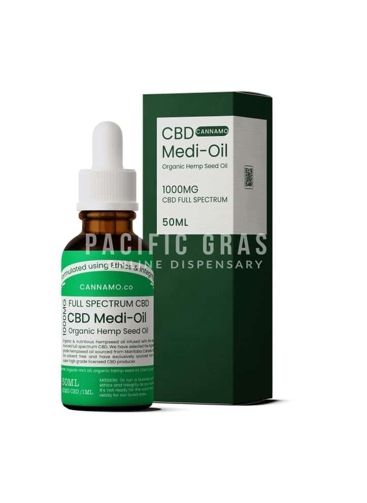 Cannamo CBD Medi-Oil - Organic Hemp Seed Oil | Pacific Grass