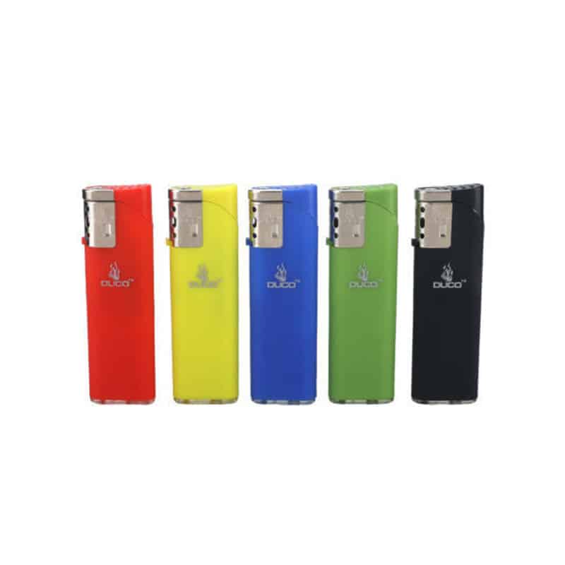 DUCO Slant Torch Deluxe Lighters - Solid Rubberized Series | Pacific Grass